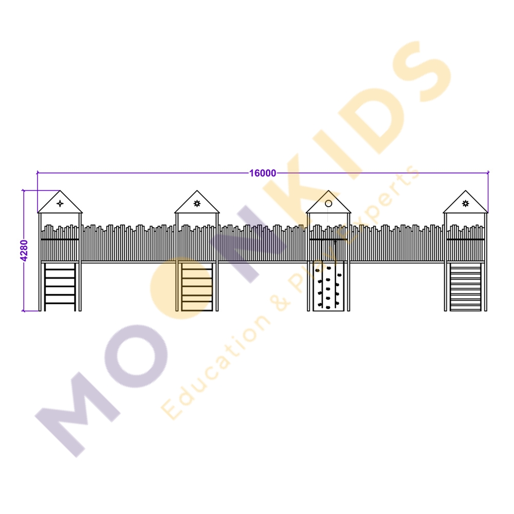 Best fort climbing frame Outlet DunsterHouse Squirrel Fort Climbing ...